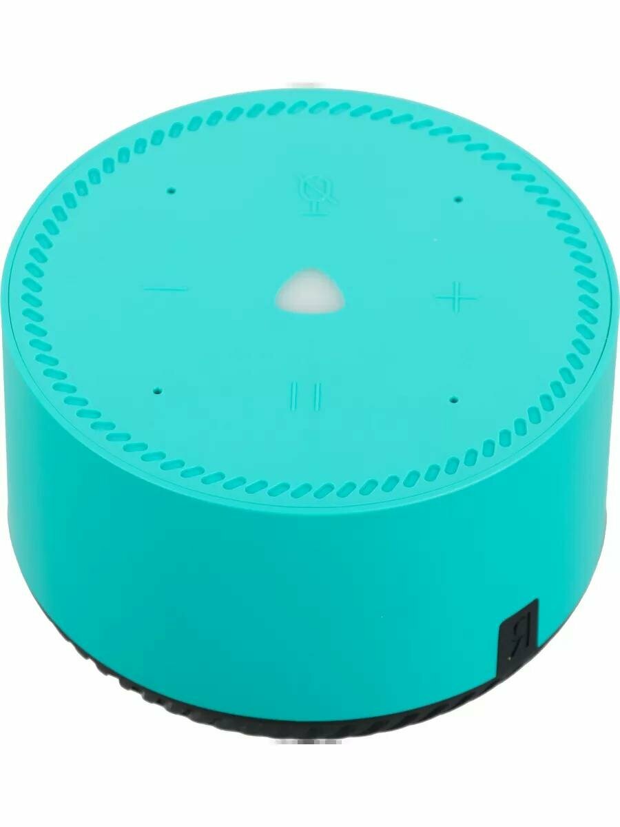 Умная колонка Яндекс Станция Лайт, с Алисой, YaGPT, 5Вт, бирюзовый/мятный