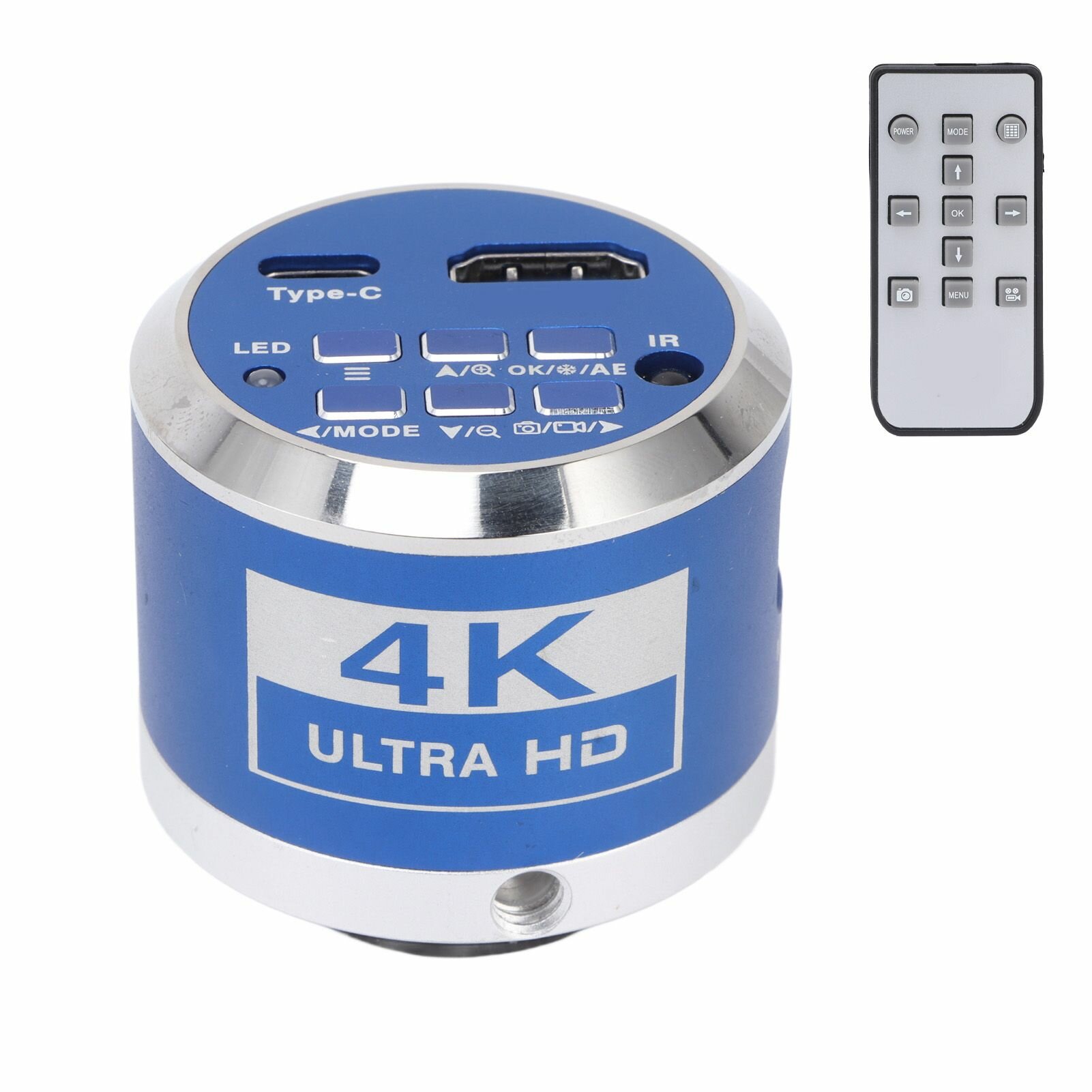 Камера для микроскопа Мультимедийный интерфейс высокой четкости 4K для видео Вход 100 240 В Штепсельная вилка США