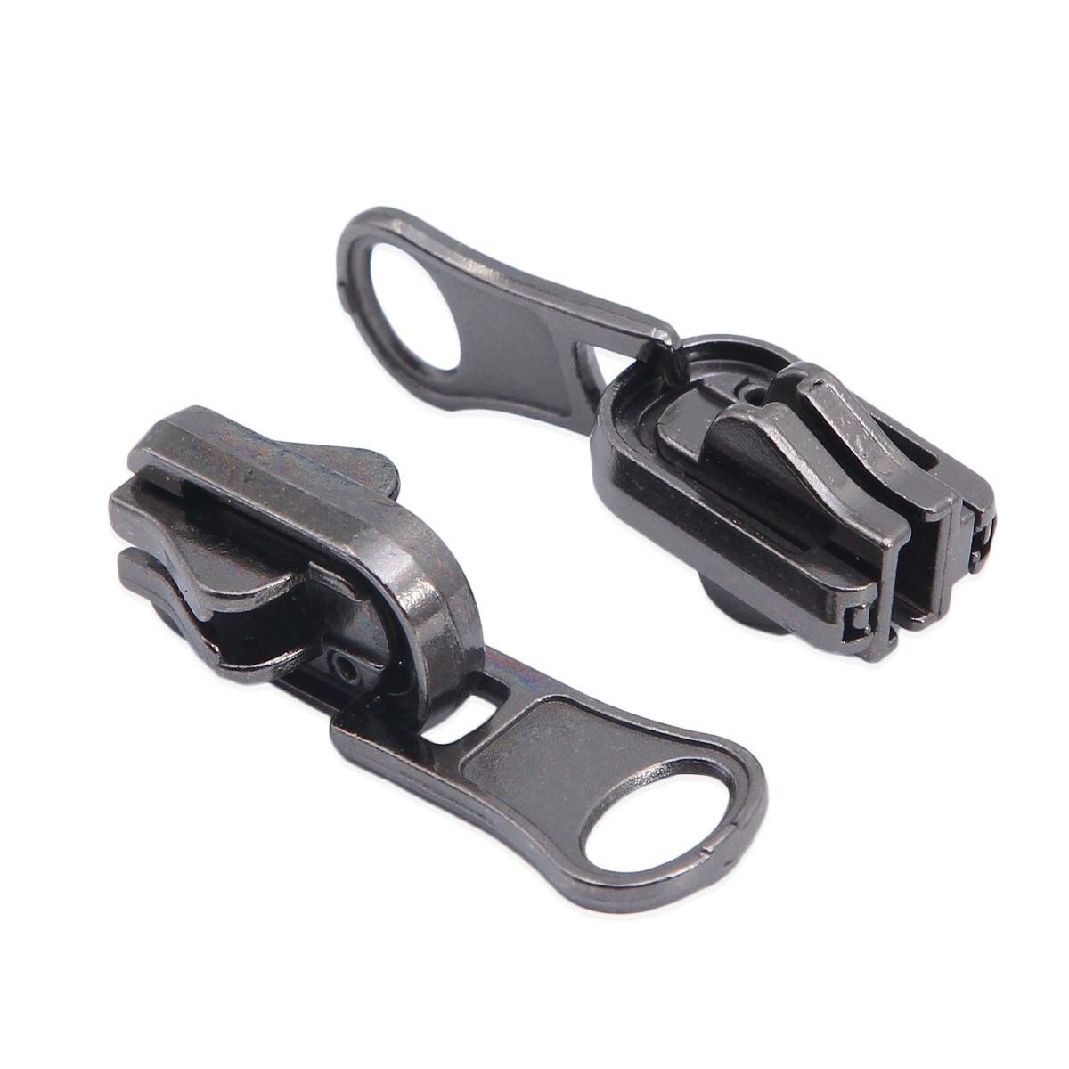 Слайдеры для молнии айрис A/L, для типа трактор, Т5, реверсивные, цвет Черный никель, 50 шт