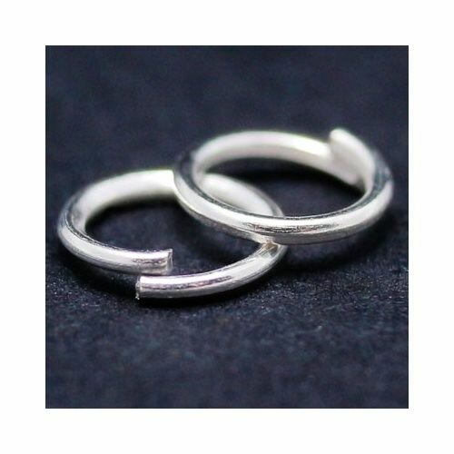 Кольца соединительные Magic 4 Hobby одинарные, цвет серебристый, 4х0,8 мм, 100 шт (MH.111929-2.100)