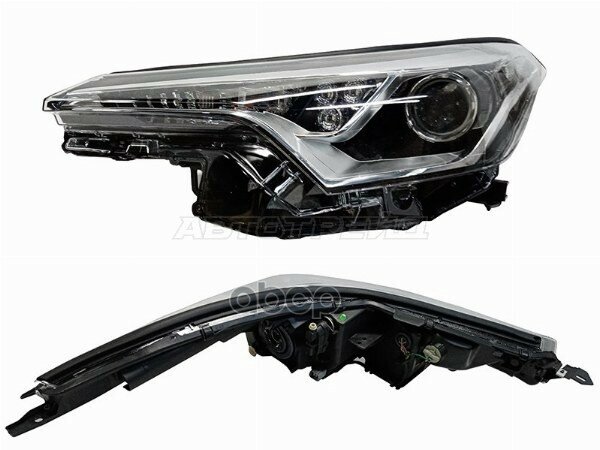 Фара Toyota C-HR 16-19 (Слева/ Галоген/ ДХО/ С электрокорректором) Sat арт. ST-13-0009