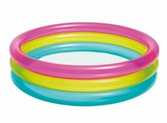Детский надувной бассейн 86х25см "Радуга" 63л, 1-3 лет Intex 57104