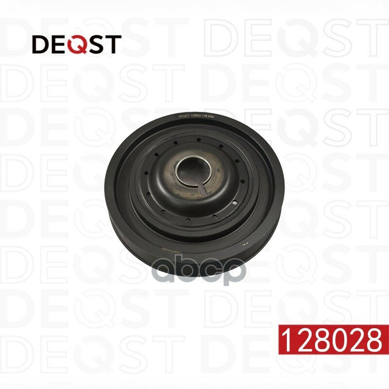 Шкив коленвала K9K/K4M NISSAN ALMERA G15RA 2012-, NISSAN JUKE F15 2010-, NISSAN MICRA/MARCH K12 2002 DEQST арт. 128028