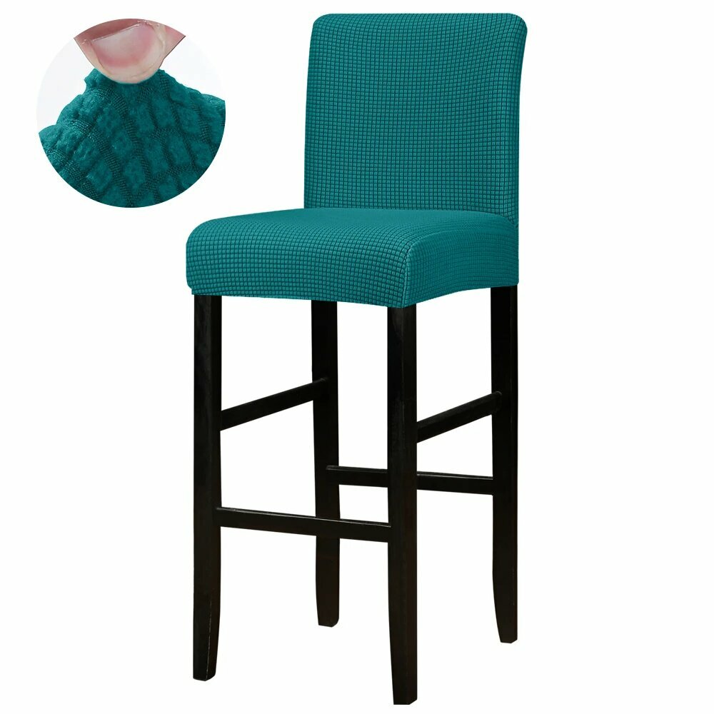 Чехол на барный стул бирюзовый, Color: 4776D-PC