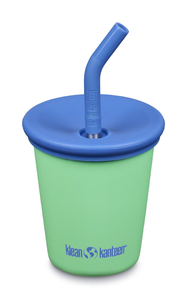 Детский стакан одностенный Klean Kanteen Kid Cup Straw Lid 10oz (296 мл) Spring Bud с трубочкой
