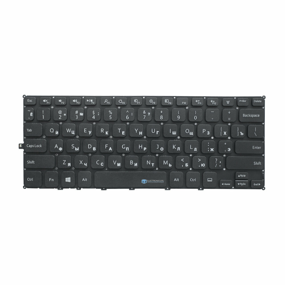 Клавиатура для ноутбука Dell Inspiron 11 3137 / Inspiron 11 3138 / Inspiron 11 3135 - черная