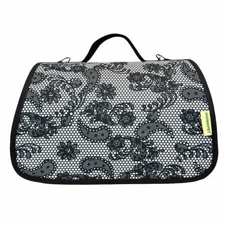 HOMEPET Кружево №3 43 см х 26 см х 27 см сумка-переноска