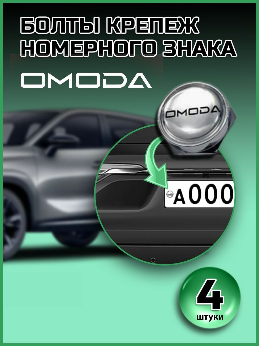 Болты для номера OMODA компл. 4 шт