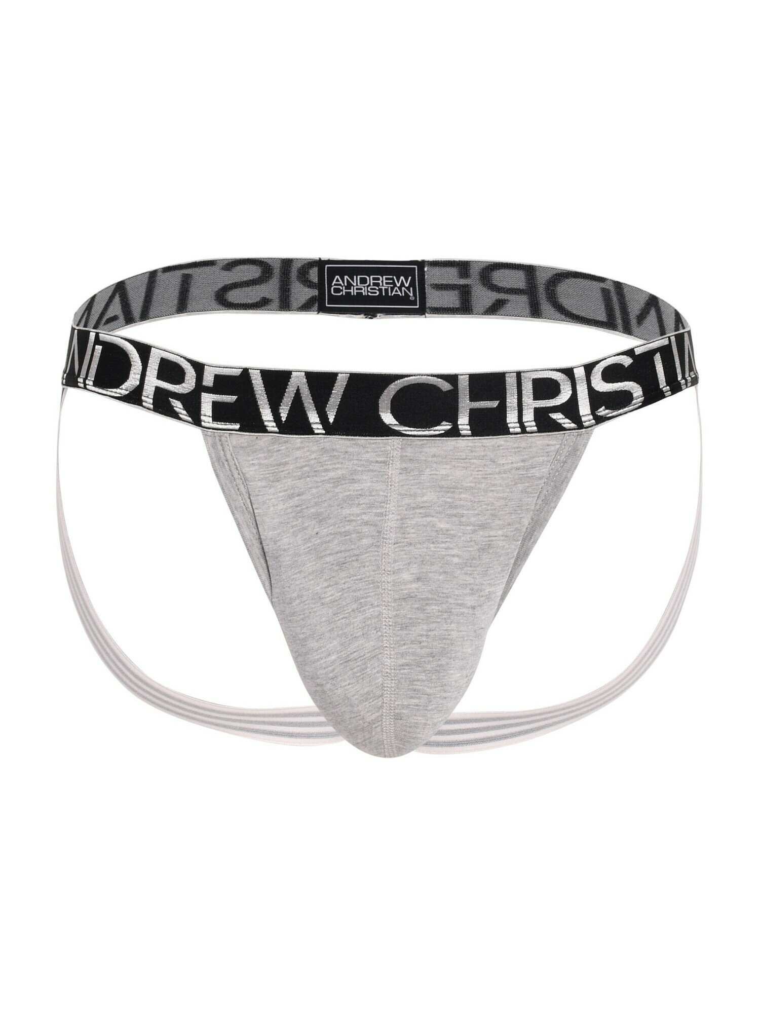 Трусы-джоки "Happy Modal Jock - Heather Grey" / Andrew Christian / Серый / Размер L