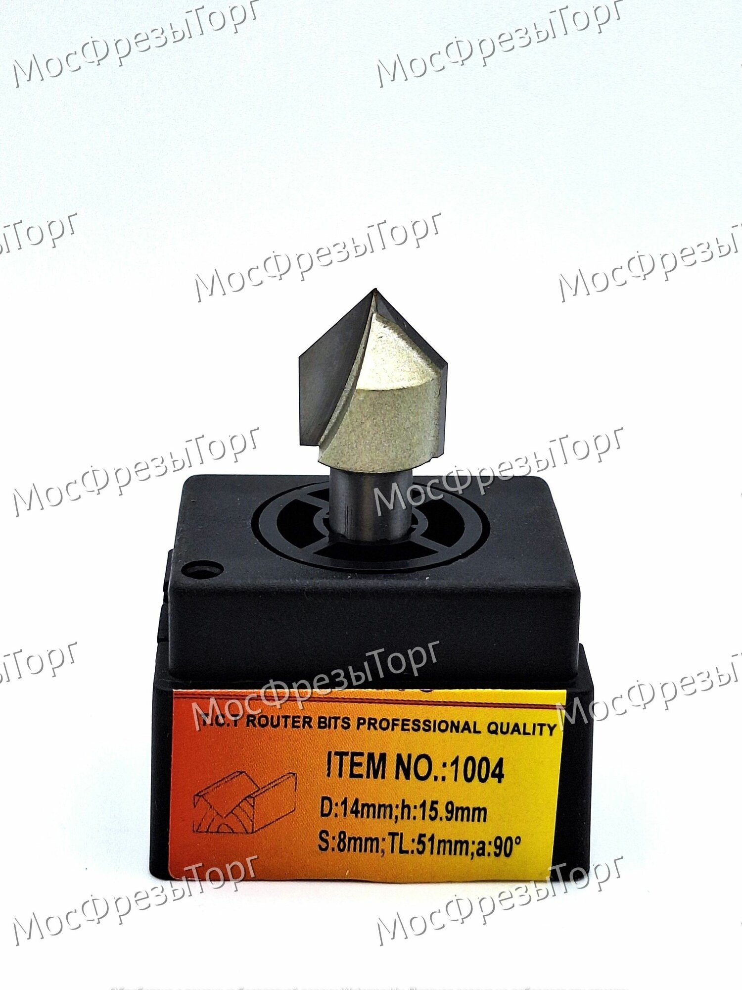 Фреза Глобус 1004 D14 h15.9, хвостовик 8 мм, 90 градусов