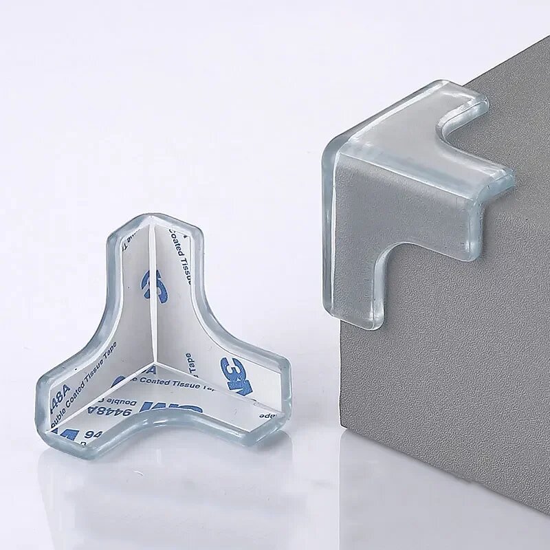 Силиконовые защитные уголки для стола 2 шт. 2pcs transparent