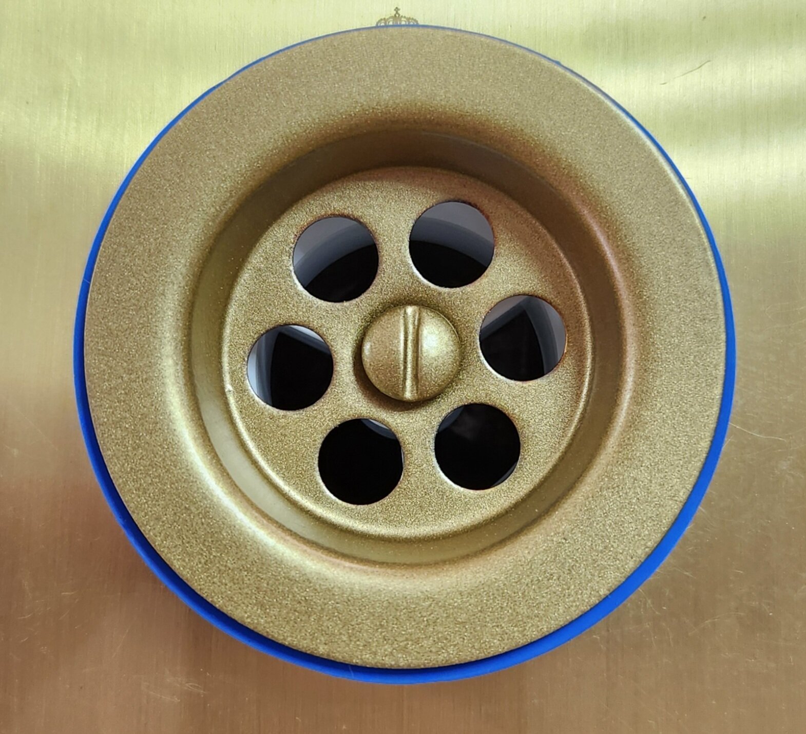 Сетка для раковины GrandLuxeGarant/Размер 63мм/Цвет Бронза матовая/Материал Нержавеющая сталь/Производство Россия