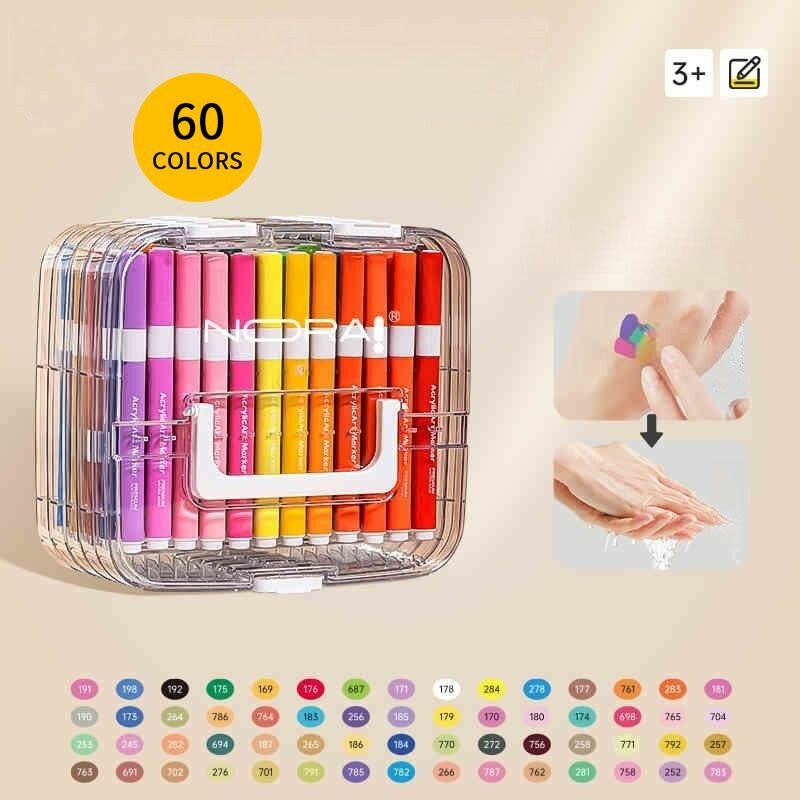 NORA акриловые маркеры цветные ручки