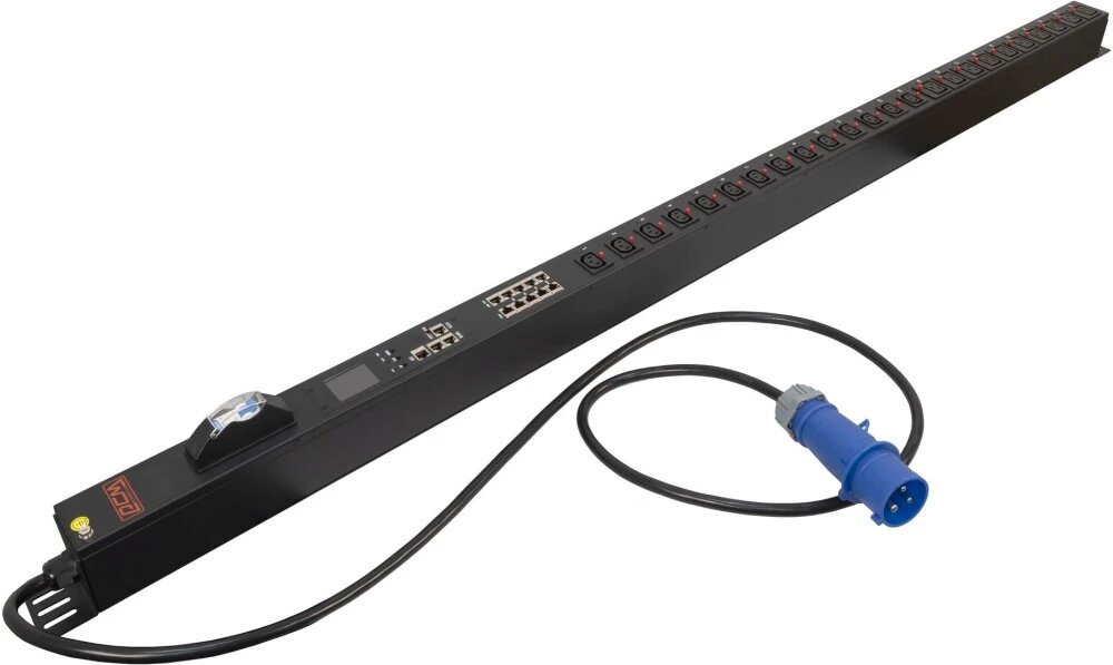 Блок розеток Powercom (PDU-32AVMS24-14C3-10C9-1P)
