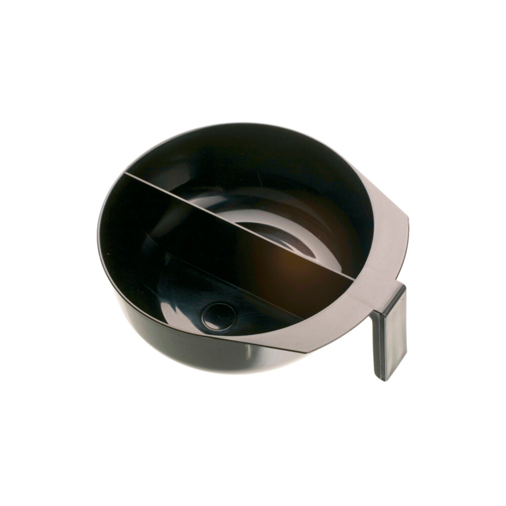 Dewal Professional Деваль Чаша для краски черная с ручкой и перегородкой 2 х 375 мл T-1207 -