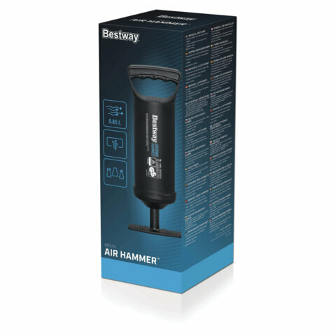Насос ручной 0.85л/цикл, 30 см, шланг с 3-мя насадками, BESTWAY,62002
