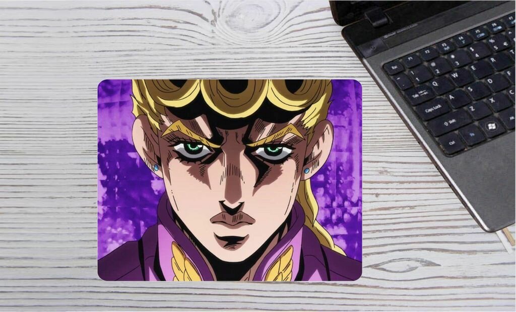 Коврик для мышки игровой 36 на 29 см GOODbrelok Невероятные приключения ДжоДжо, JoJo s Bizarre Adventure №15
