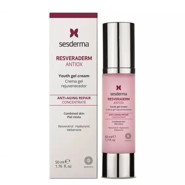 RESVERADERM ANTIOX Youth gel cream – Крем-гель омолаживающий для лица, 50 мл