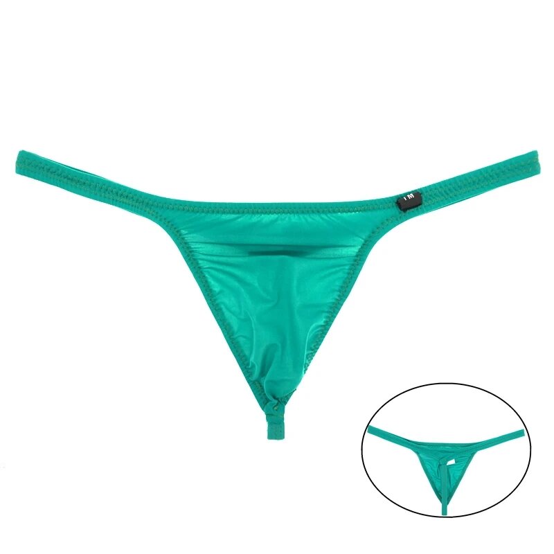 Мужские нейлоновые стринги Изумрудный, XXL, зеленый