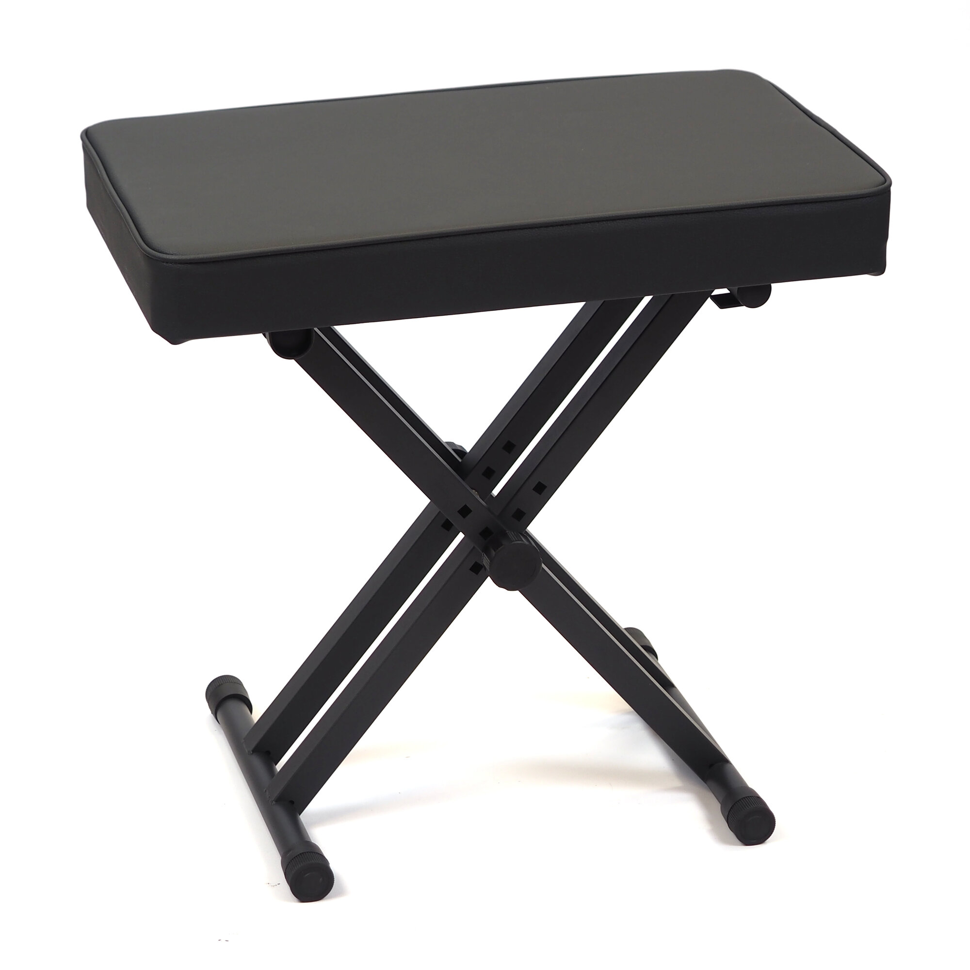 Банкетка для фортепиано Palette 204 черная, сталь, экокожа, регулируемая