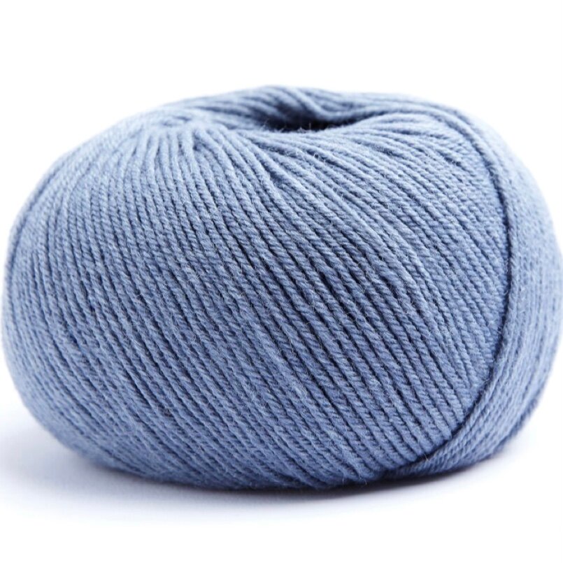 Merida /Мерида/ пряжа Lamana (50% шерсть мериноса сверхлегкая, 25% шелк, 25% полиамид), 50г/200м (54, eisblau (ледяной синий), синий)