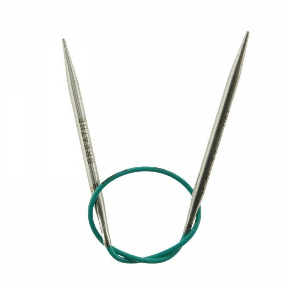 Спицы круговые Mindful 3,5мм/25см, нержавеющая сталь, серебристый, KnitPro, 36044