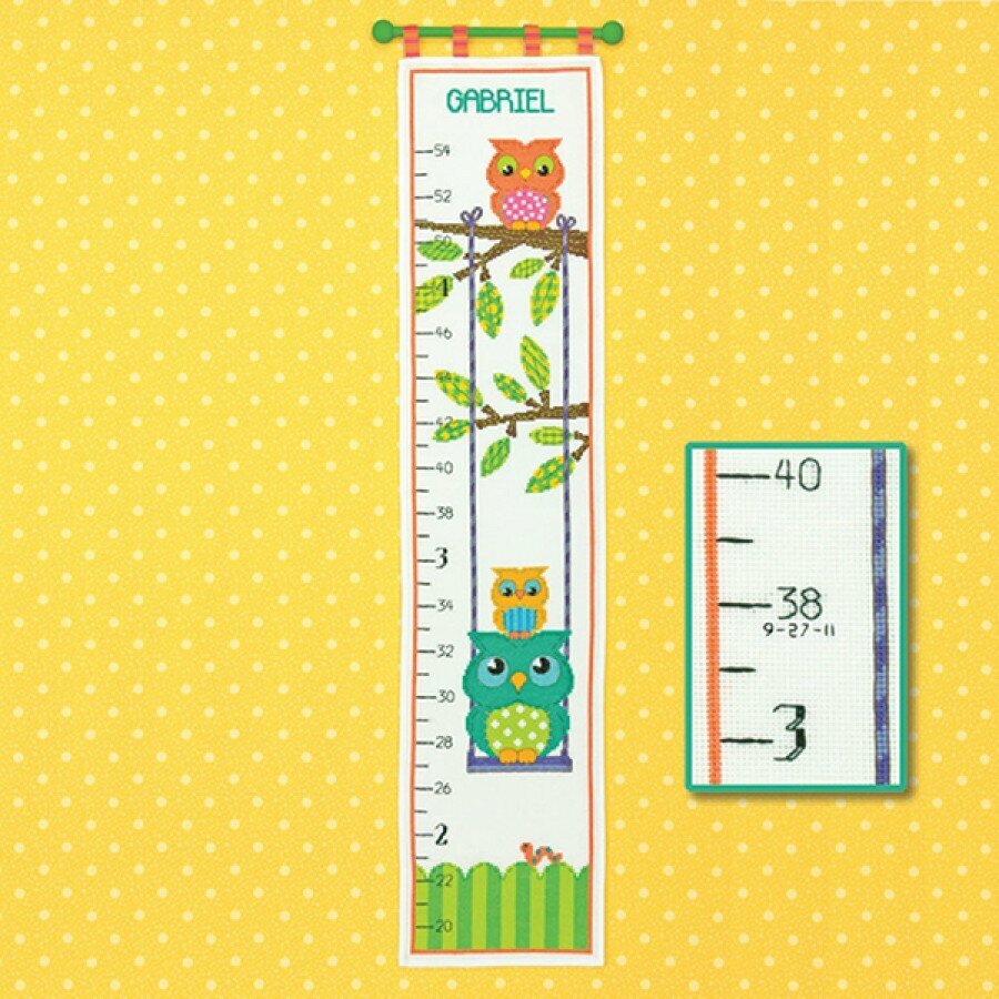 Набор для вышивания DIMENSIONS DMS-70-73700 Сова Таблица роста