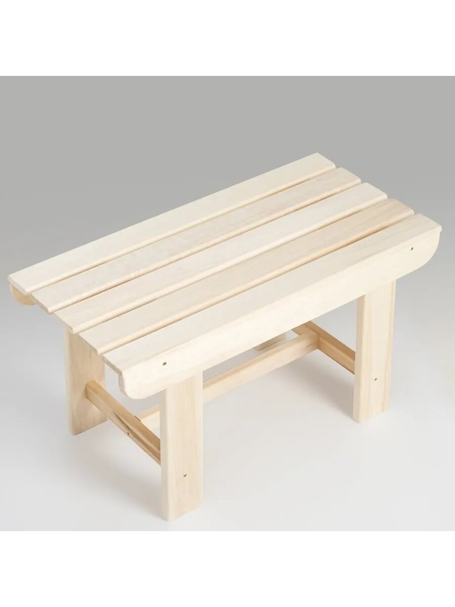 Стильная деревянная лавка из липы