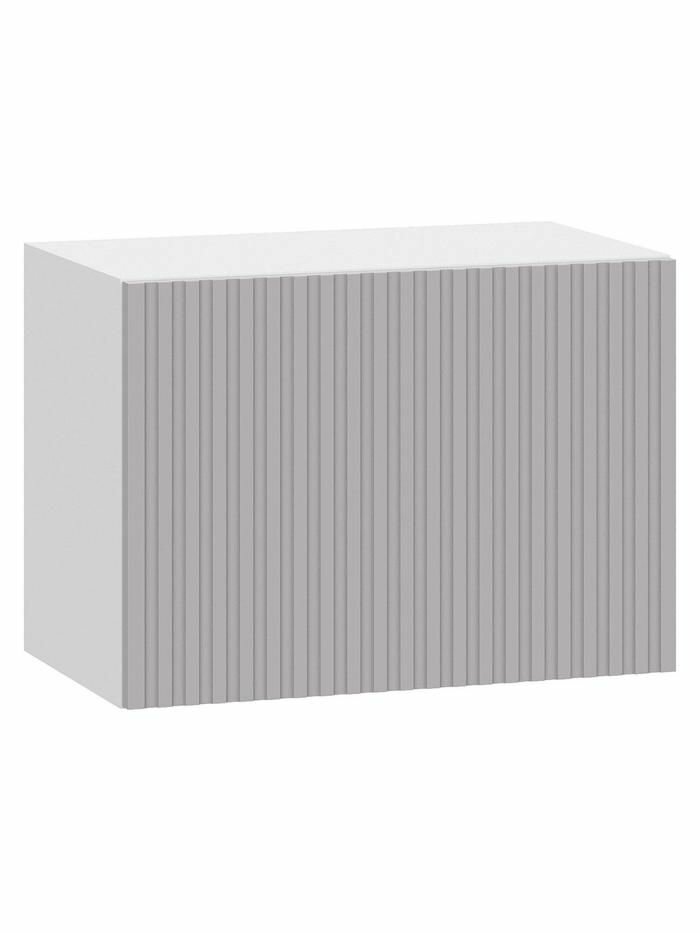 Кухонный модуль навесной, шкаф Стайер с полками, 50х29.6х36 см, Белый / Нео