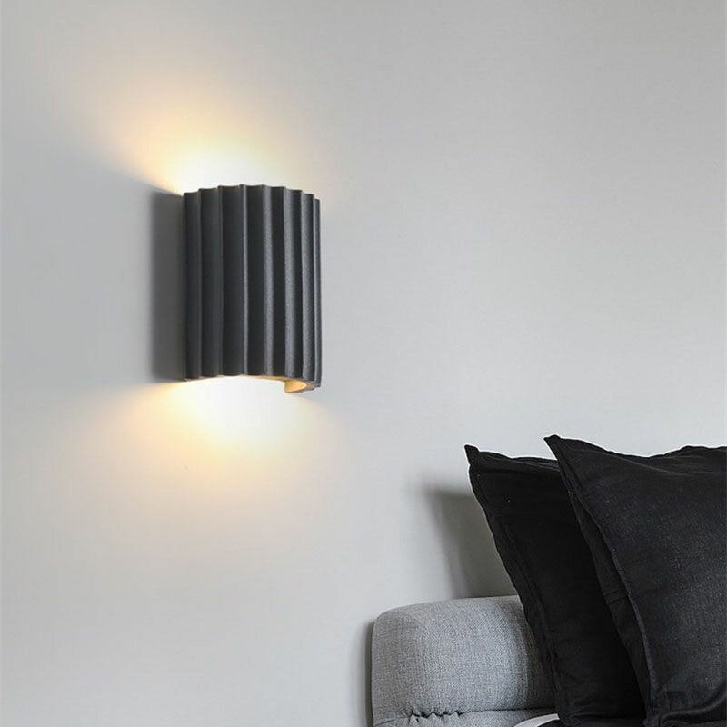 Скандинавский современный светодиодный настенный светильник из смолы для гостиной, спальни, прикроватной тумбочки, освещения прохода в коридоре, простой декор для дома в помещении, бра G9