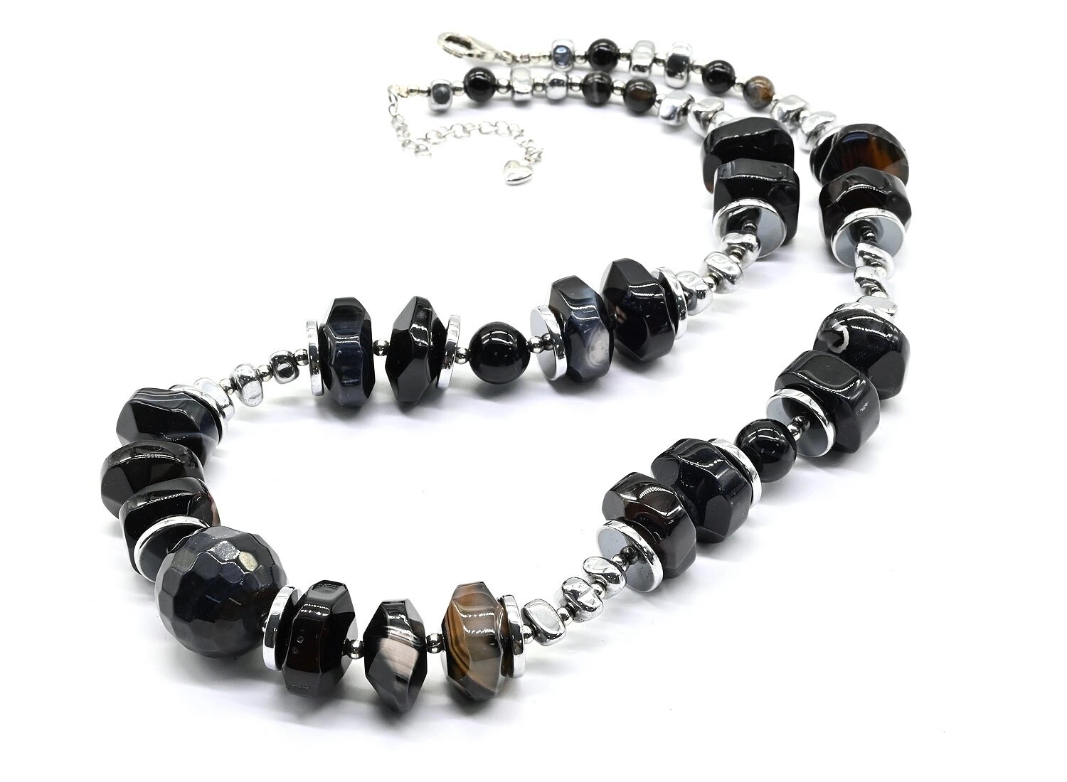 Колье, агат