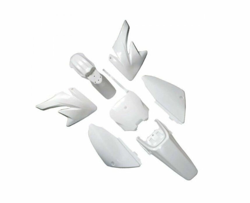 Пластик (полный комплект) #4 125сс (Kayo тип) OLD белый