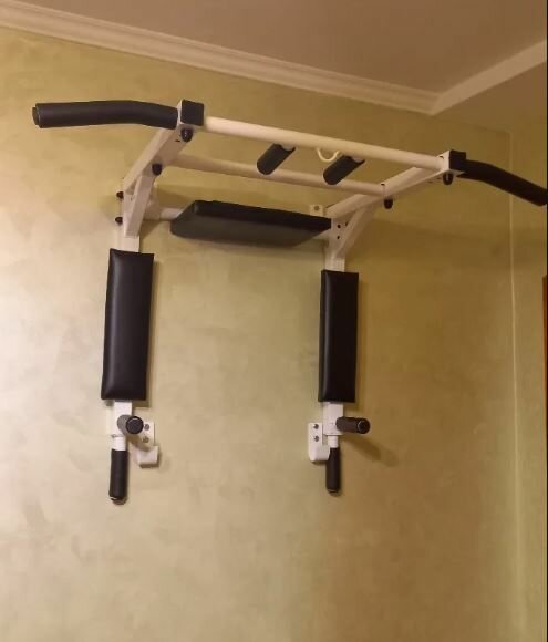 Турник SportLim Фэймос 40x40 усиленный (3в1) для шведской стенки и стены