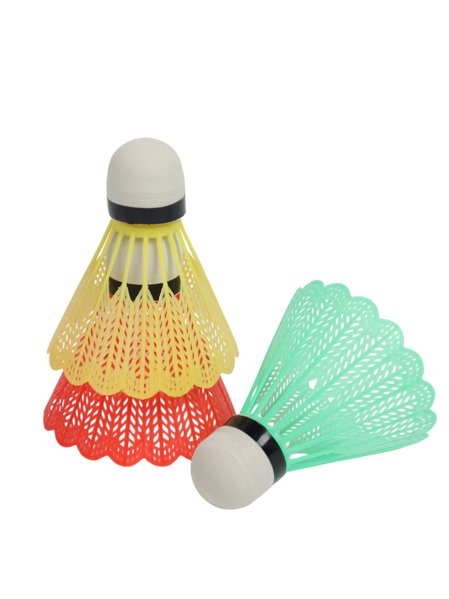 Волан для бадминтона, 3 шт, пластик