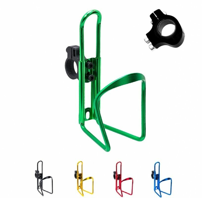 Флягодержатель алюминий для бутылочки+крепление на руль Stells цвета в ассортименте 3234087-17