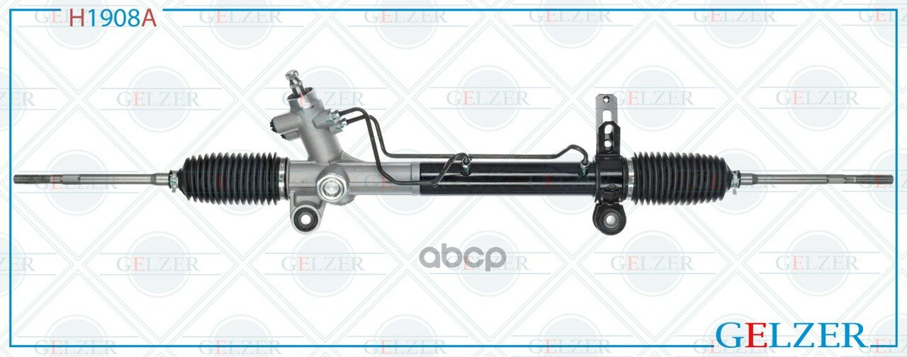 H1908A Рулевой механизм ГУР Chery Tiggo 2006-, Lifan X60 2011-, Vortex Tingo 2010- (Аналог) GELZER арт. H1908A