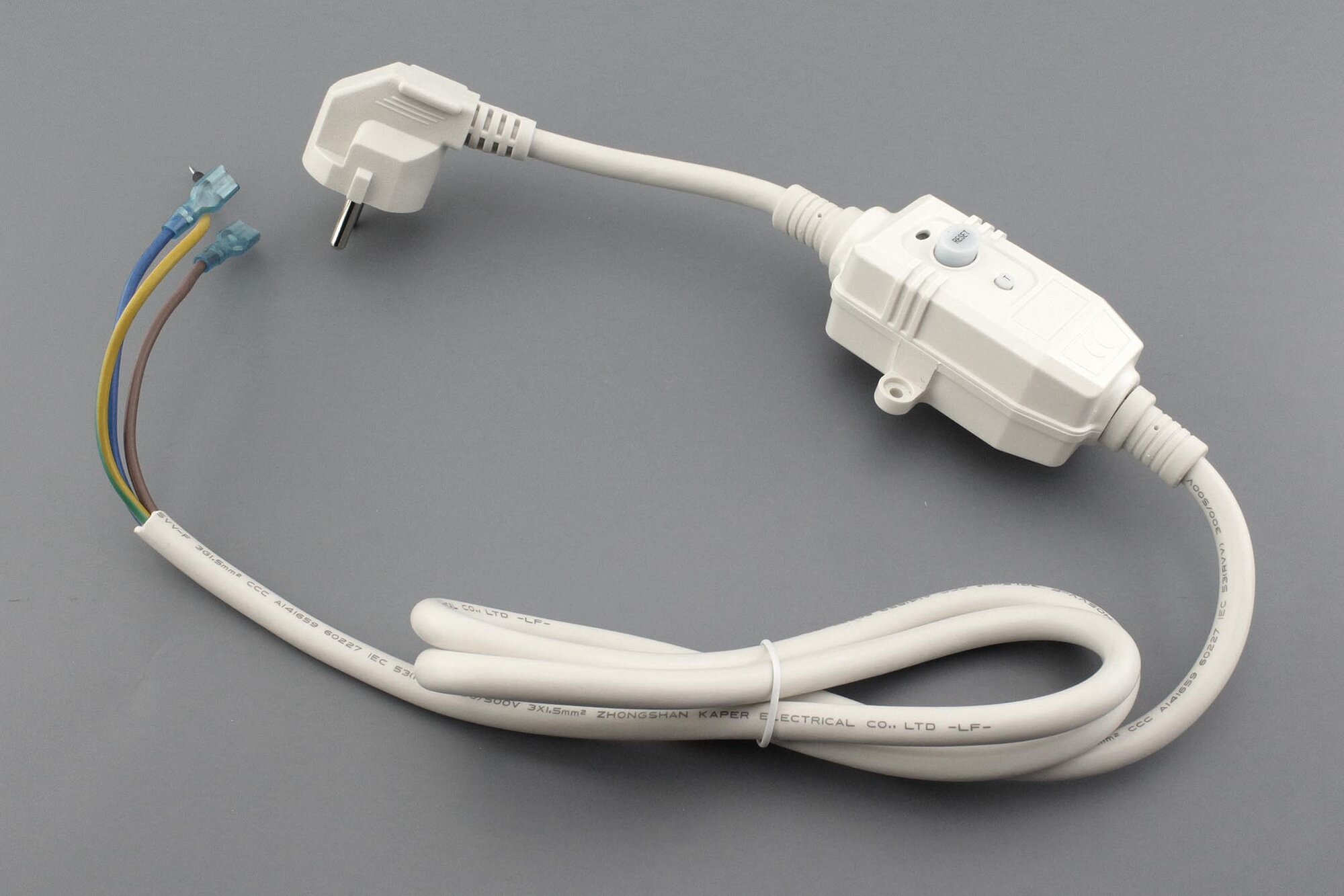 Кабель с УЗО для водонагревателей 16 A, 1,5 м 66598