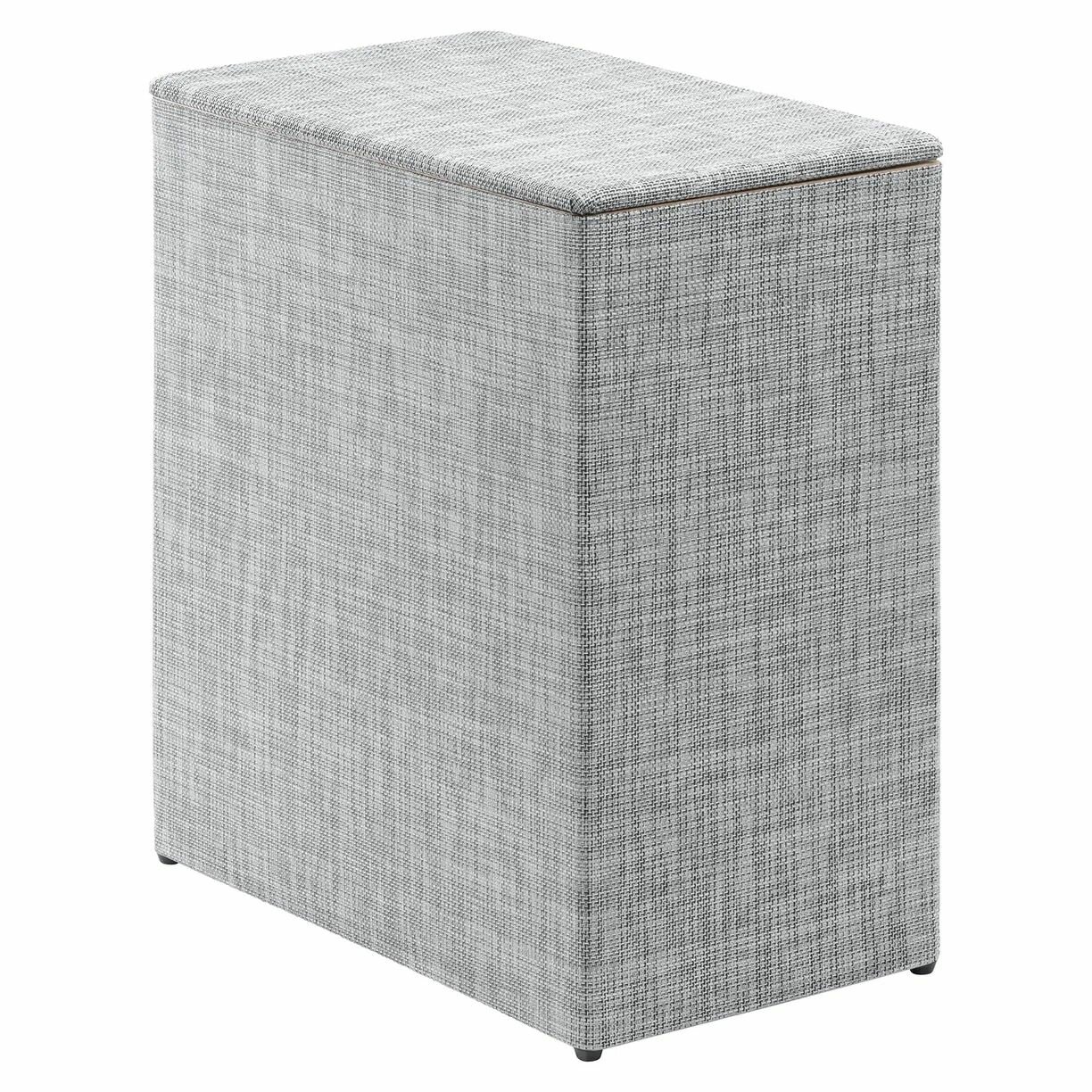 Корзина для белья CASY HOME HB-013, полиэстер, крышка, 65л, серая