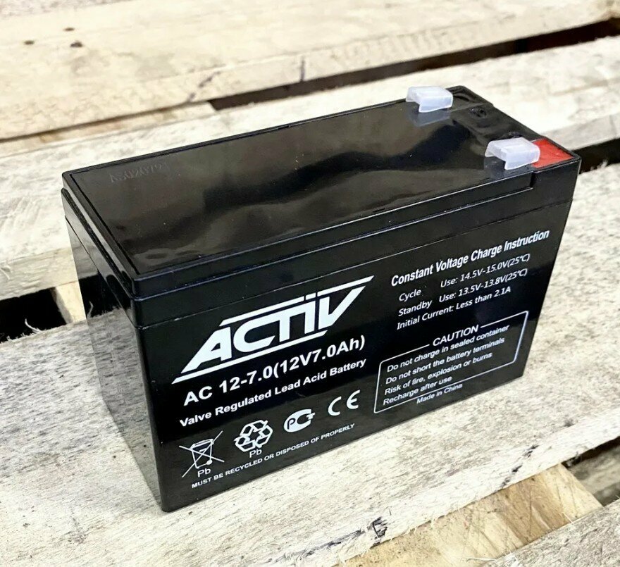 Аккумуляторная батарея Activ AC 12-7 (12 В, 7 Ач)