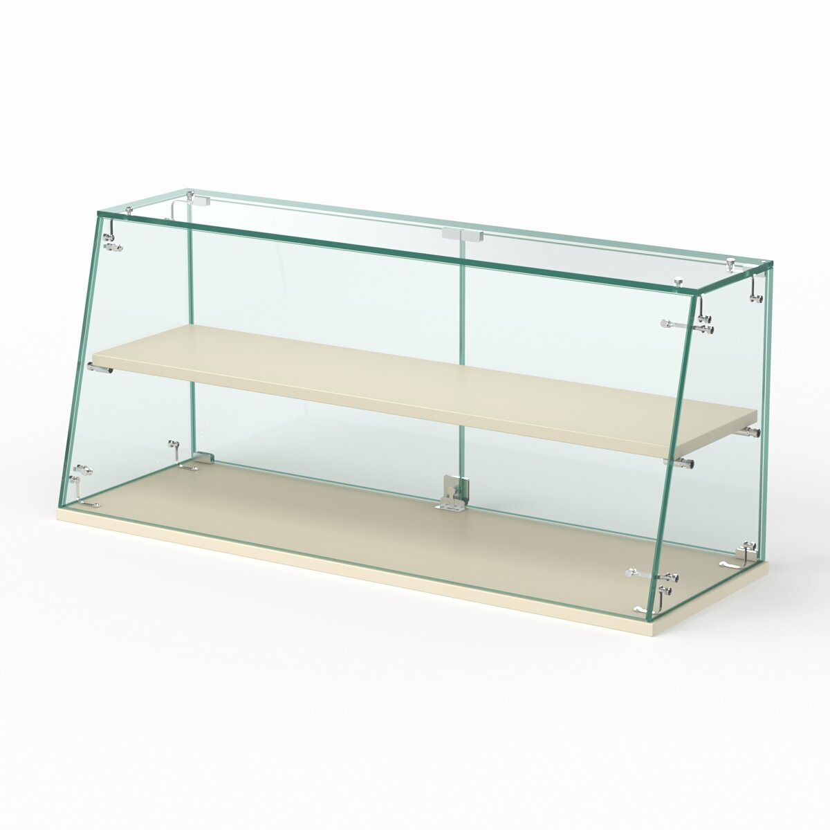 Витрина "сладость" №12К-П для выпечки настольная пдсп, Крем Вайс