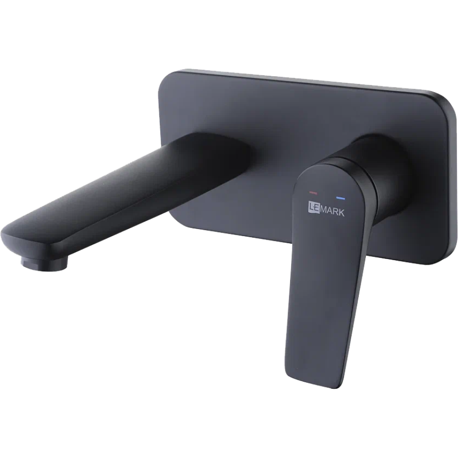 Смеситель для раковины Lemark Bronx LM3726BL С внутренней частью черный