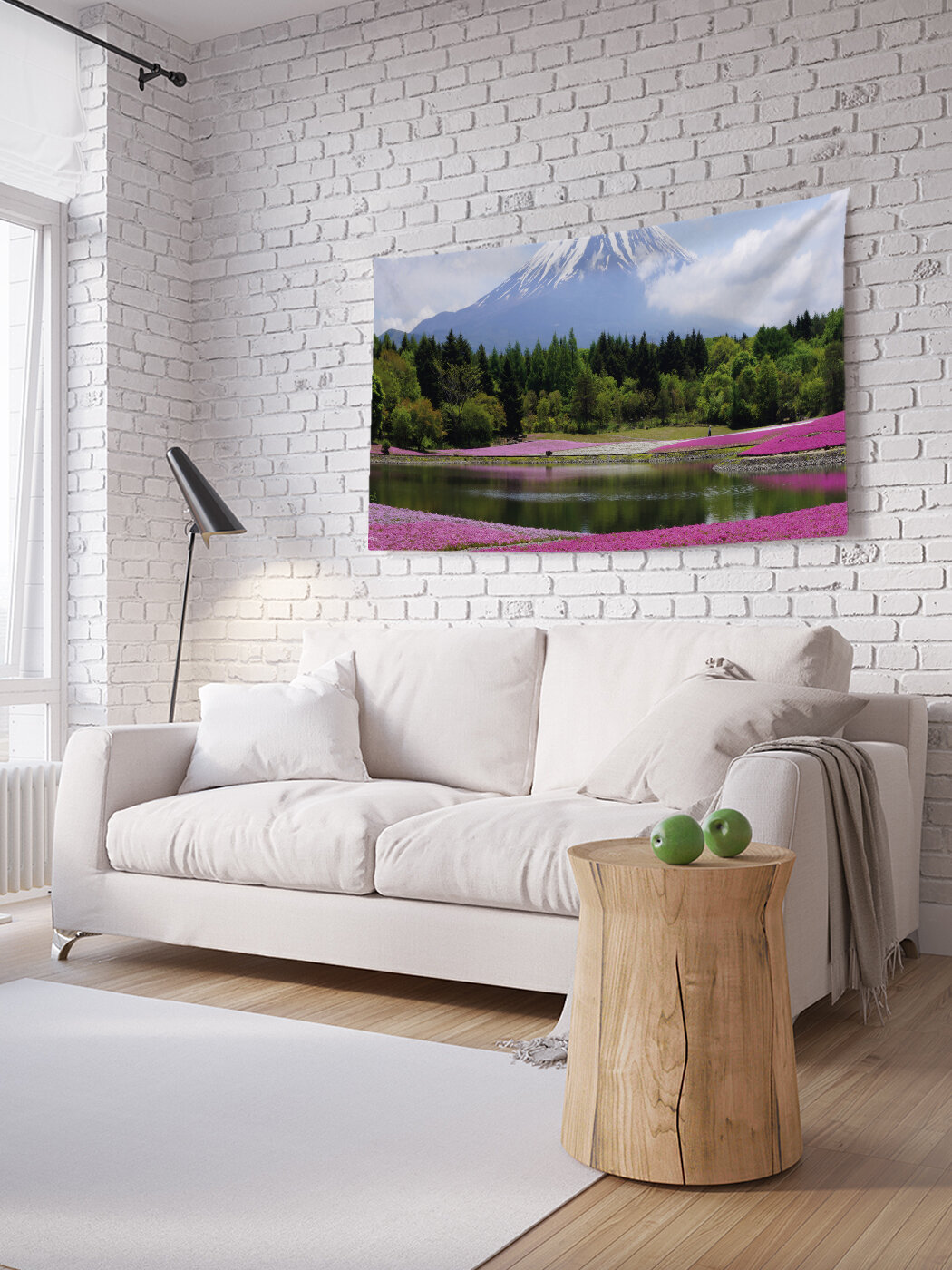 Фотопанно на стену горизонтальный постер 150х200 "Фестиваль флоксов", JoyArty