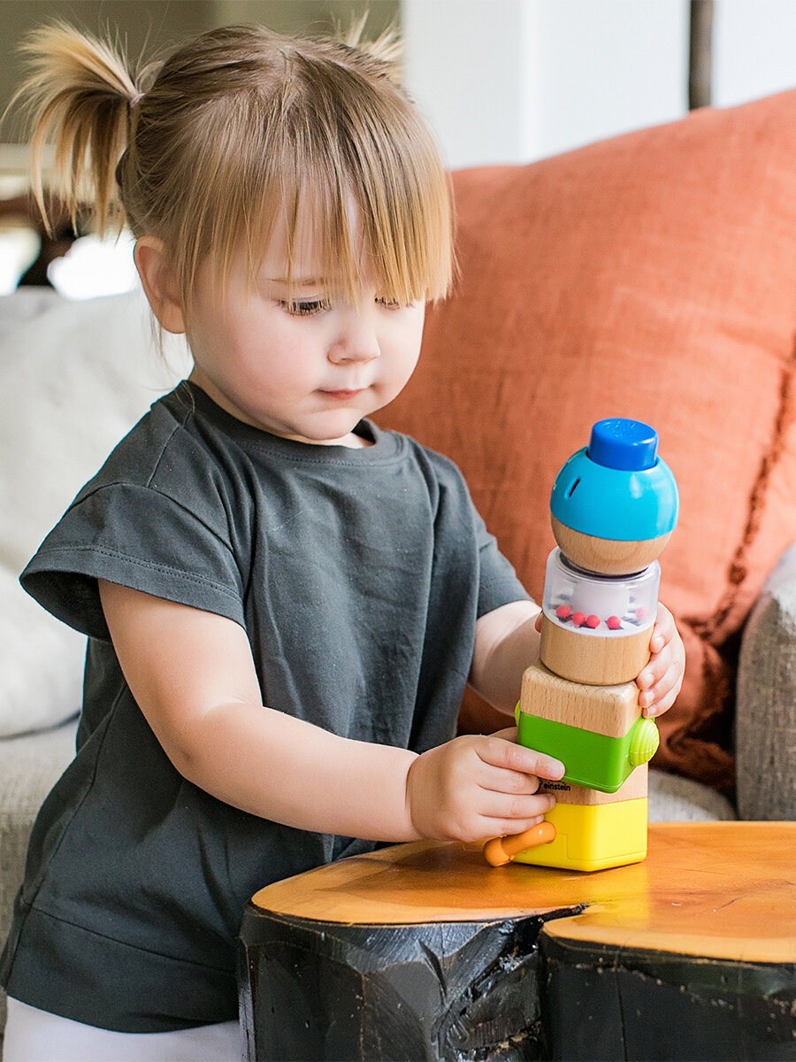 Развивающая игрушка для новорожденных Hape "4 навыка" (слух, зрение, тактильность, моторика) 11886_HP