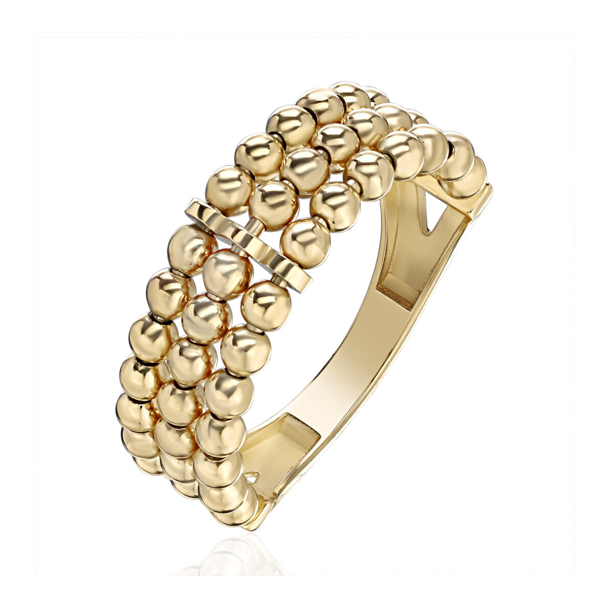 Кольцо, желтое золото, 585 проба