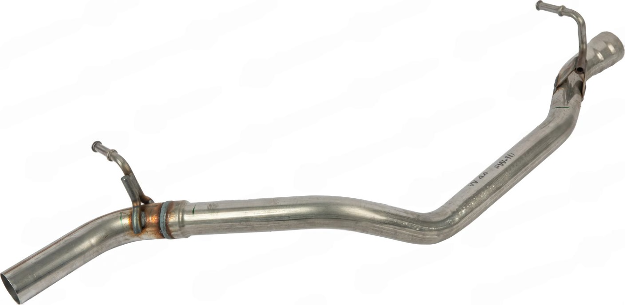 Труба выпускная в сборе с кронштейнами Дастер (бензиновый мотор)