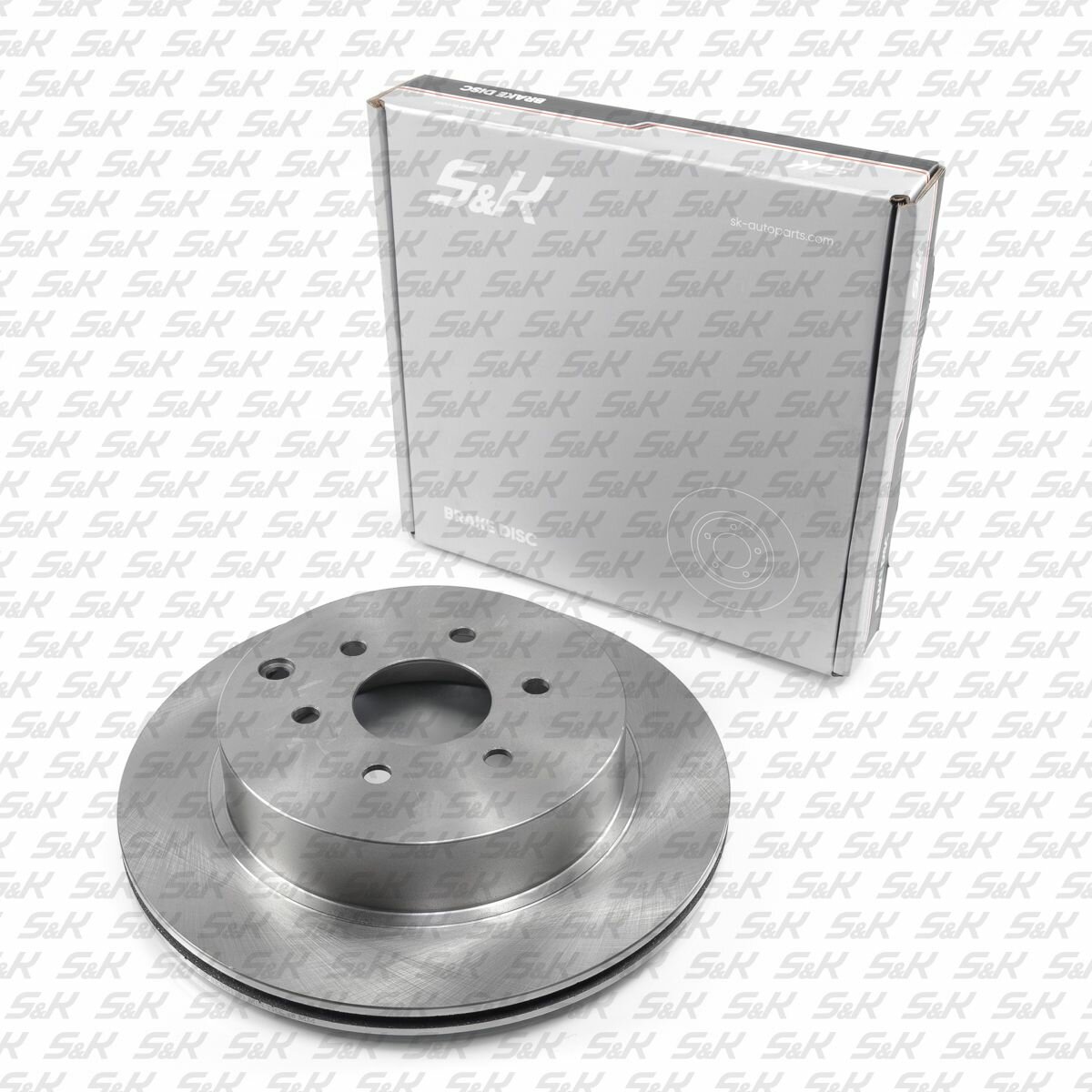 Диск тормозной задний для Ниссан Навара 2005-, Патфайндер 2005-2011 Nissan Navara Pathfinder Артикул SKBD1103 производителя S&K