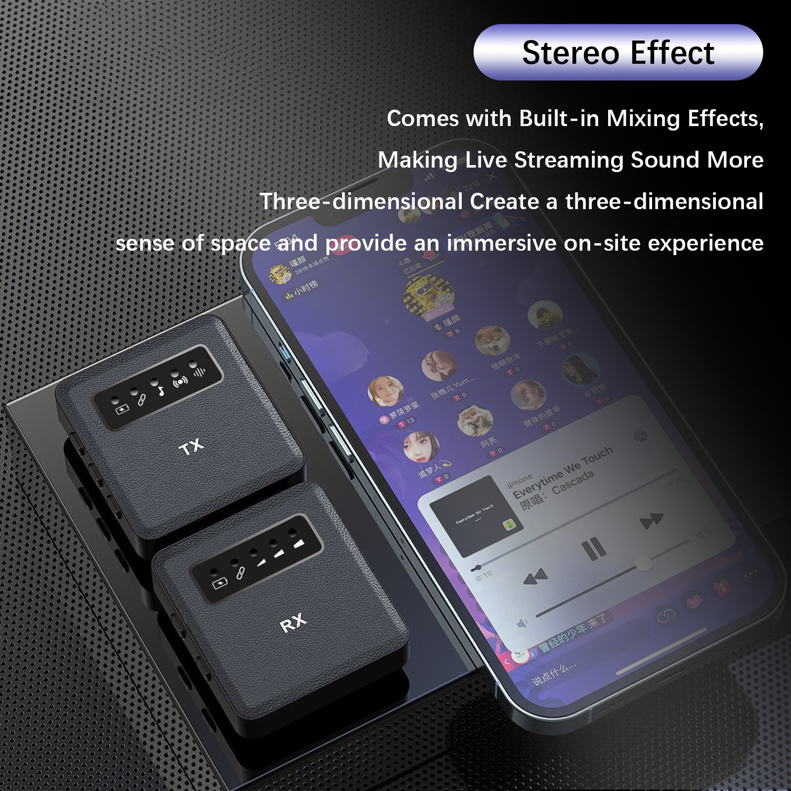 2.4G беспроводной микрофон с клипсой на воротнике, микрофон-передатчик и приемник с клипсой, портативная перезаряжаемая микрофонная система для интервью, прямых трансляций, видеоблогов, съемок, обучения, встреч, выступлений