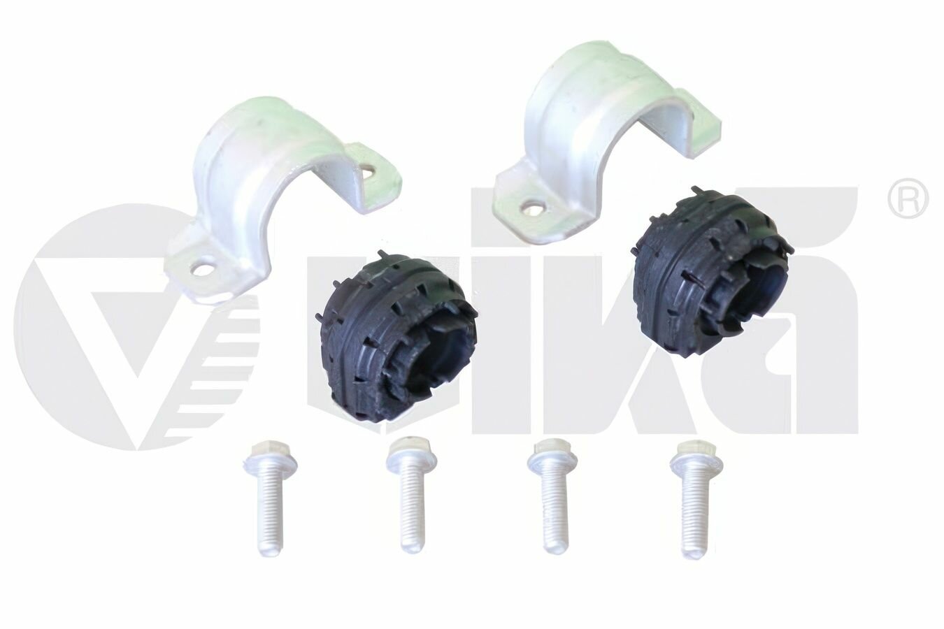 Втулка стабилизатора задней подвески + скоба 2 шт для Шкода Октавия 2, Фольксваген Пассат B6, B7, Тигуан, Ван K51783001 VIKA