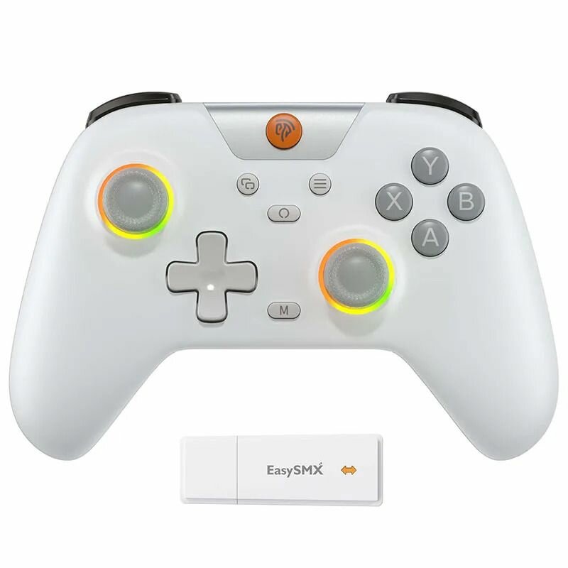 EasySMX X05 Беспроводной геймпад Bluetooth-контроллер, совместимый с ПК/телефоном/Switch/ RGB-подсветкой, эффектом Холла