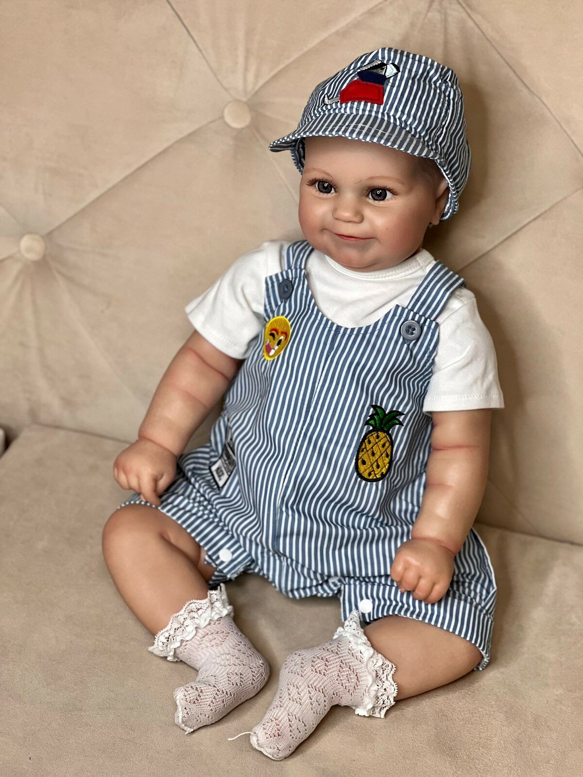 Кукла Реборн мягконабивная 60 см